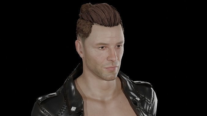3D model Realistic Strong Man Low-poly Man VR / AR / low-poly | CGTrader
