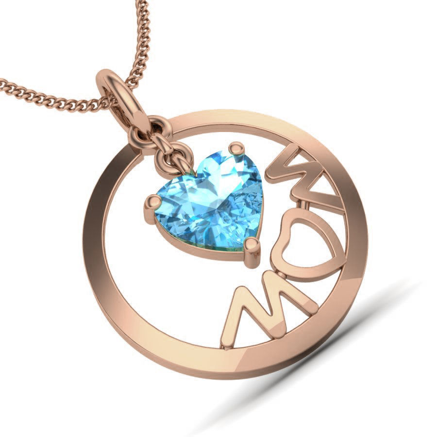 Diamond MOM Pendant renders 3dm details 3D model 3D printable | CGTrader