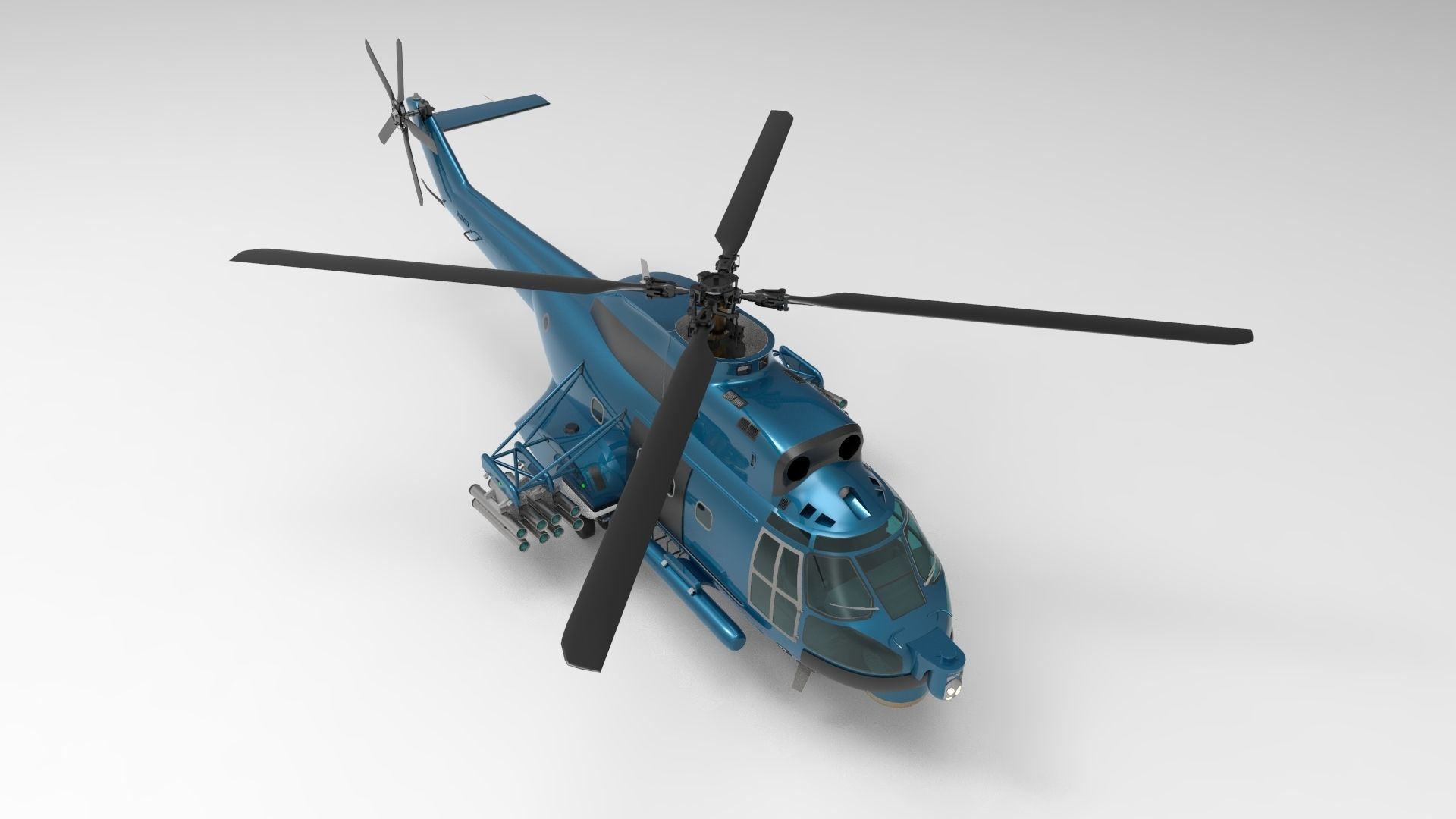 IAR 330 helicopter 3D model | CGTrader