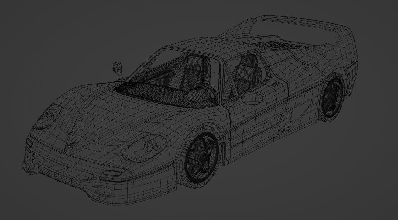 Ferrari F50 1995 3D model 3D model | CGTrader