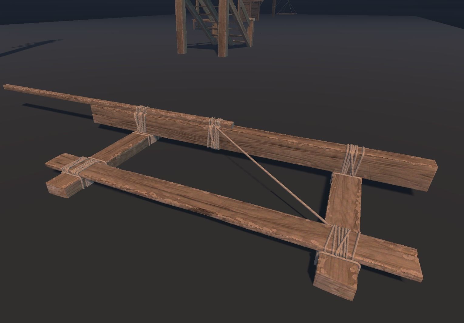 3D model Modular Wood Construction VR / AR / low-poly | CGTrader