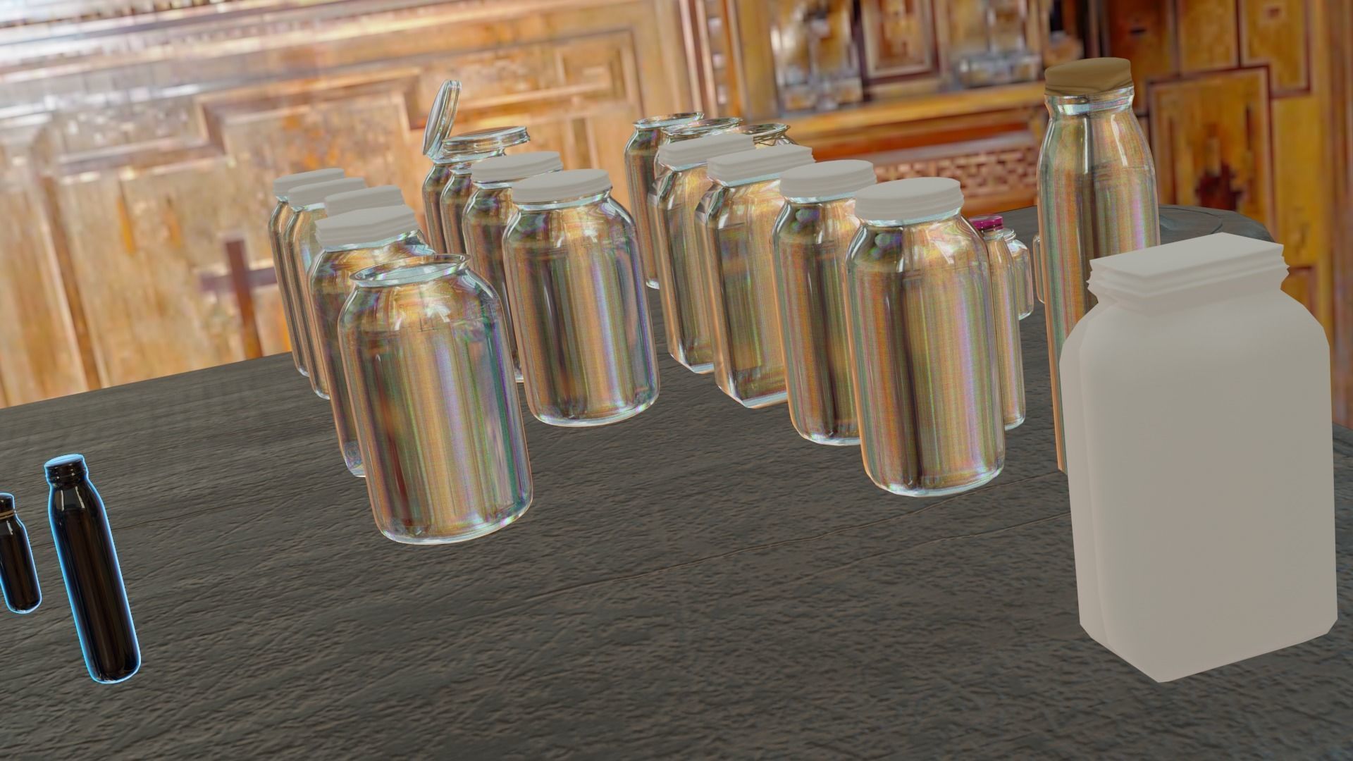 3D model Jars and containers VR / AR / low-poly | CGTrader