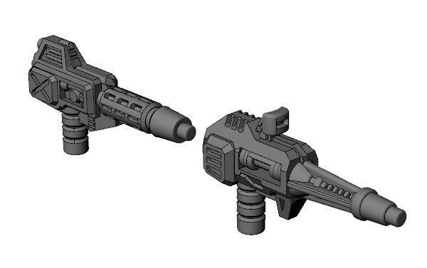Transformers Earthrise Runabout and Runamuck gun 3D model 3D printable ...