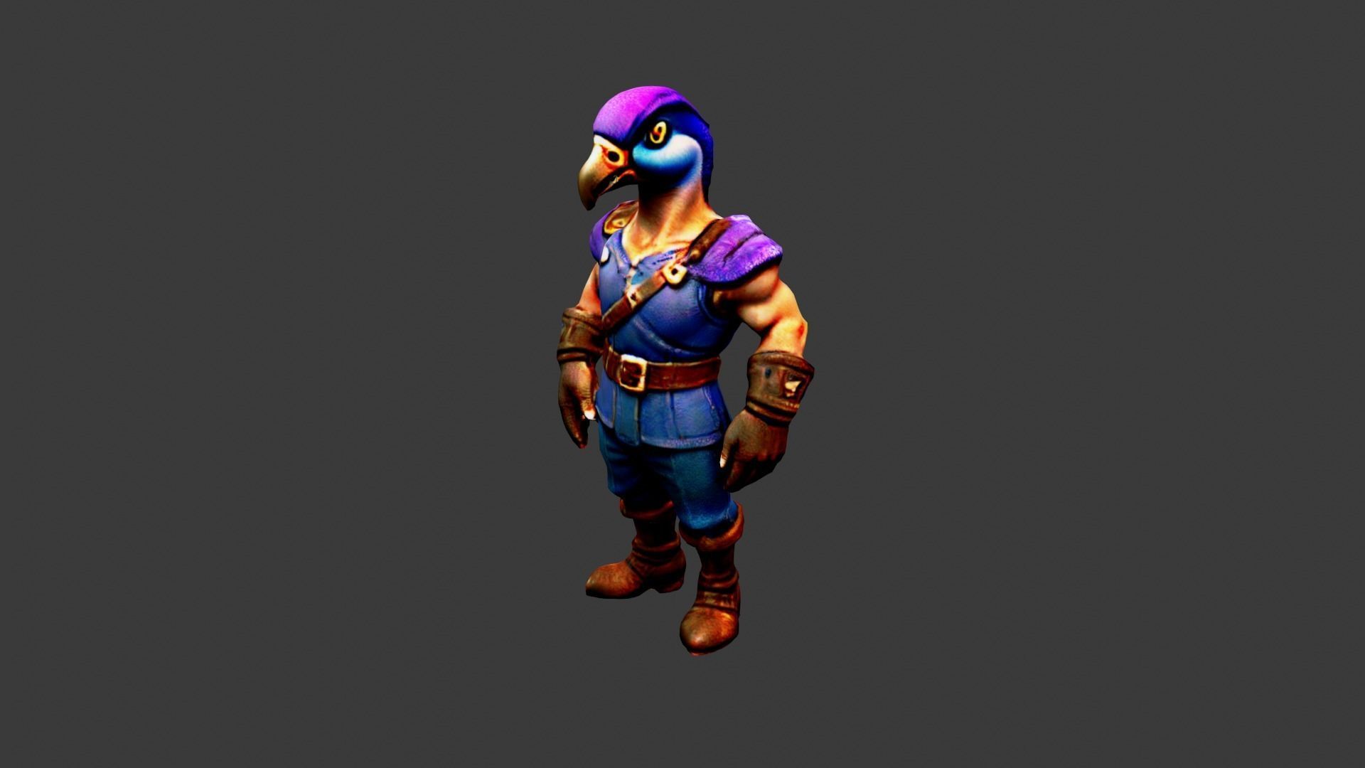 3D model Birdman VR / AR / low-poly | CGTrader