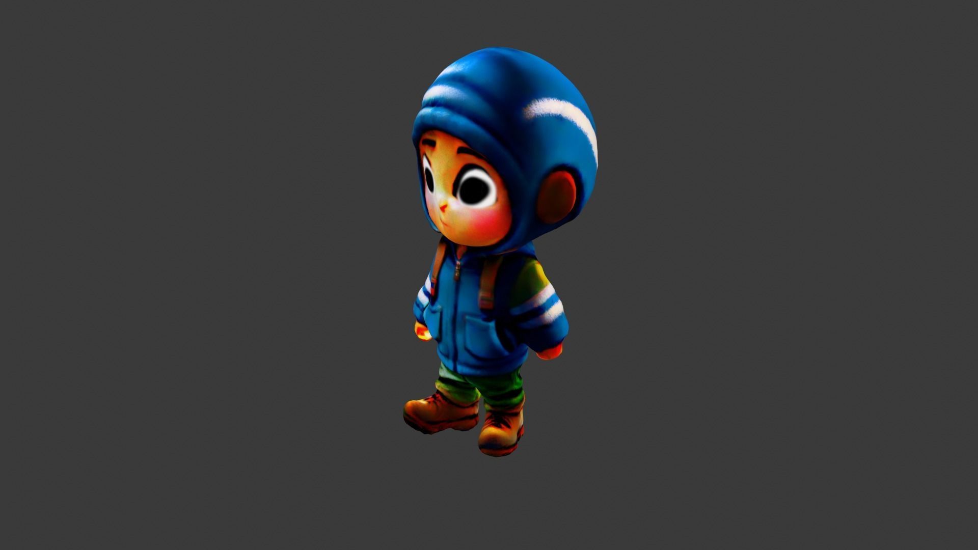 Boy Student 3D model | CGTrader