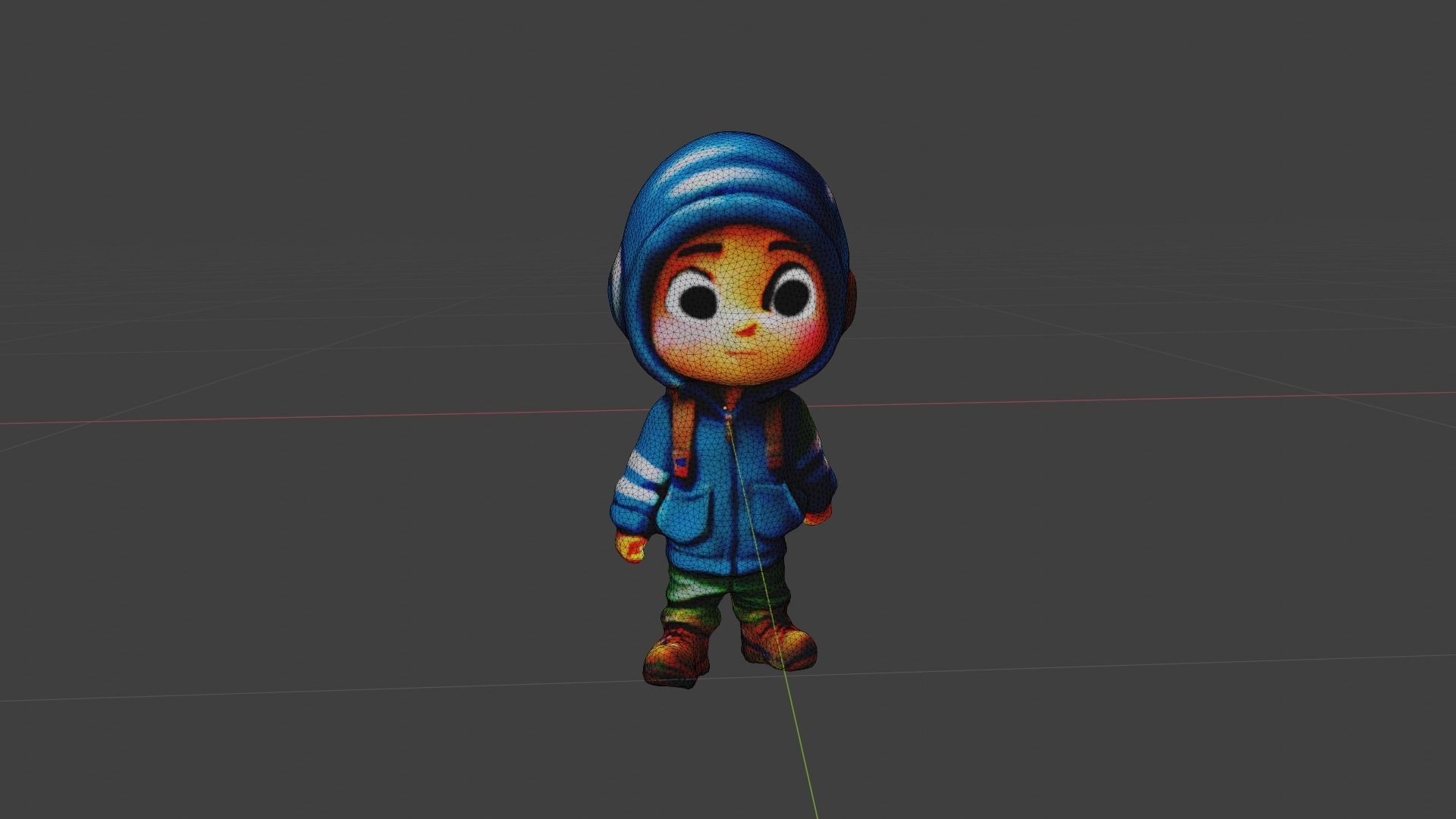 Boy Student 3D model | CGTrader