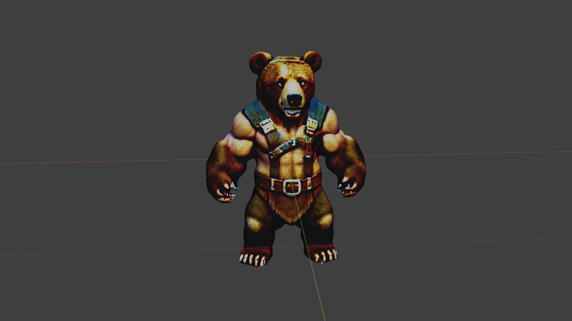 3D model Bearman VR / AR / low-poly | CGTrader
