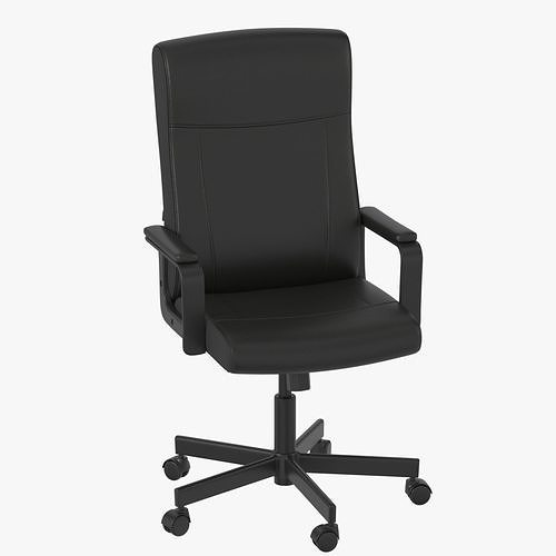 Ikea millberget swivel chair PBR 3D model | CGTrader
