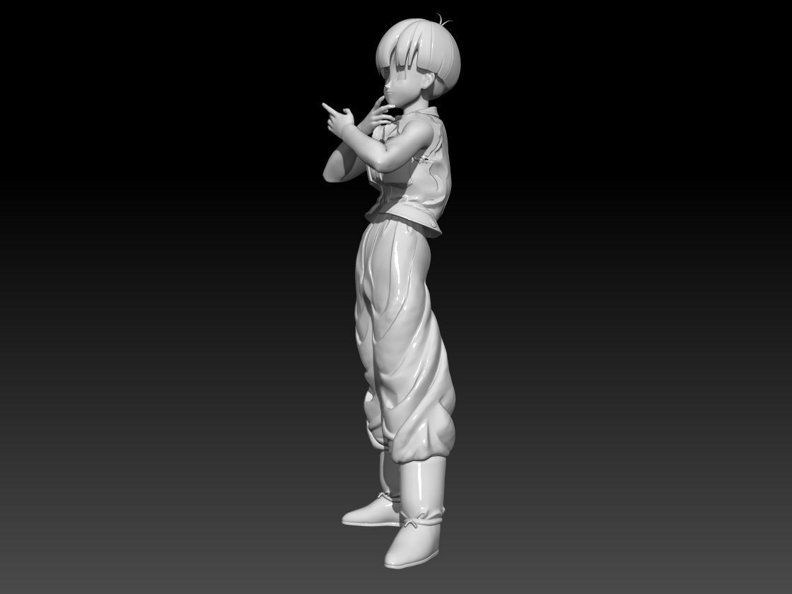 Bulma cool outfit 3D model 3D printable | CGTrader