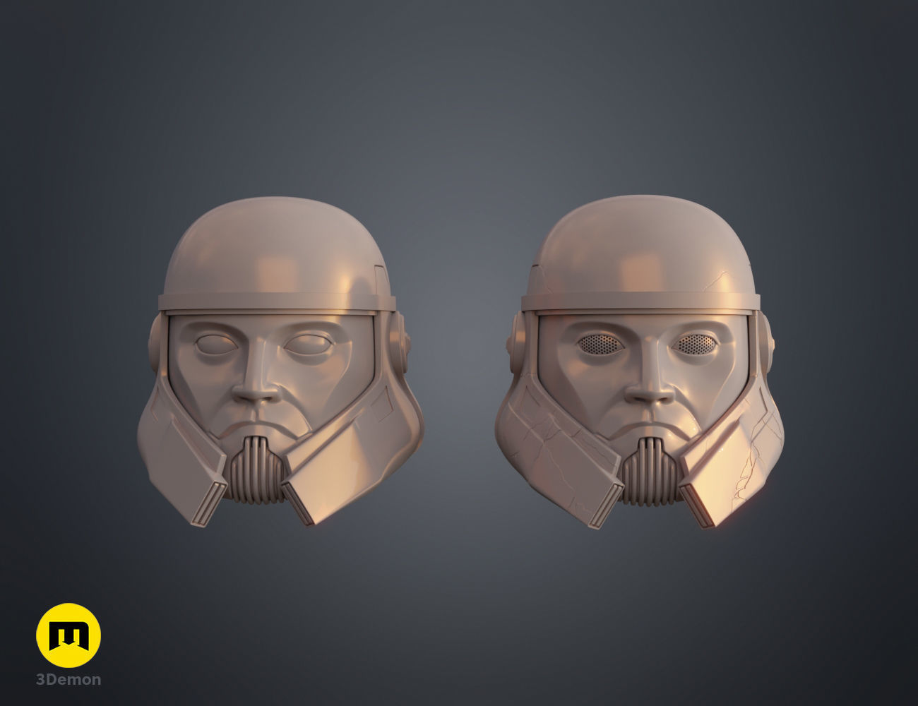 Captain Enoch Helmet 3D model 3D printable | CGTrader
