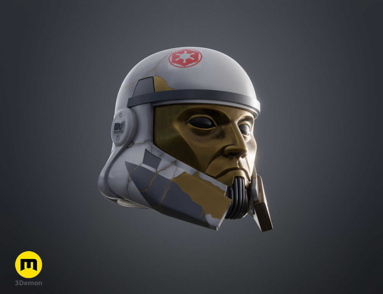 Captain Enoch Helmet 3D model 3D printable | CGTrader
