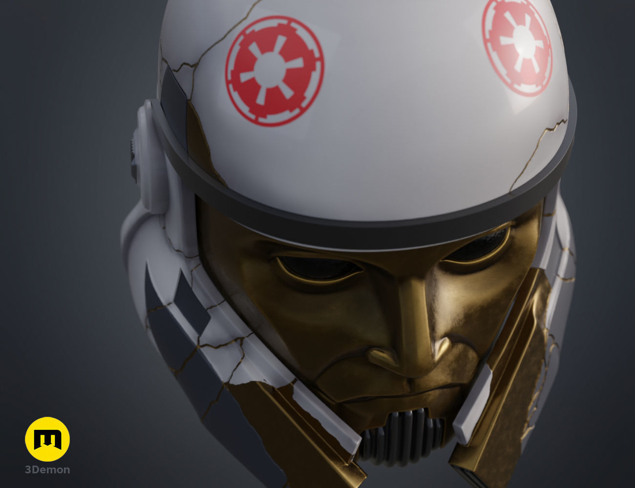 Captain Enoch Helmet 3D model 3D printable | CGTrader