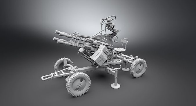 ZPU 4 Scale model 3D model 3D printable | CGTrader