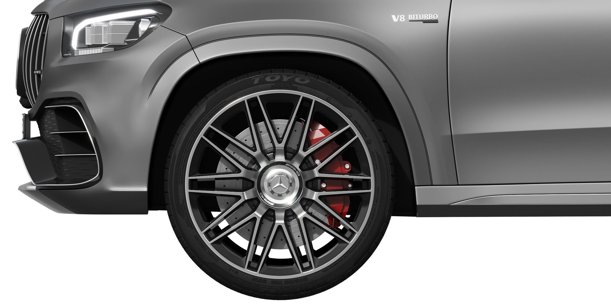 Mercedes-Benz GLS63 AMG 2024 3D model | CGTrader