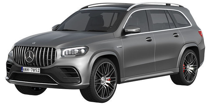 Mercedes-Benz GLS63 AMG 2024 3D model | CGTrader