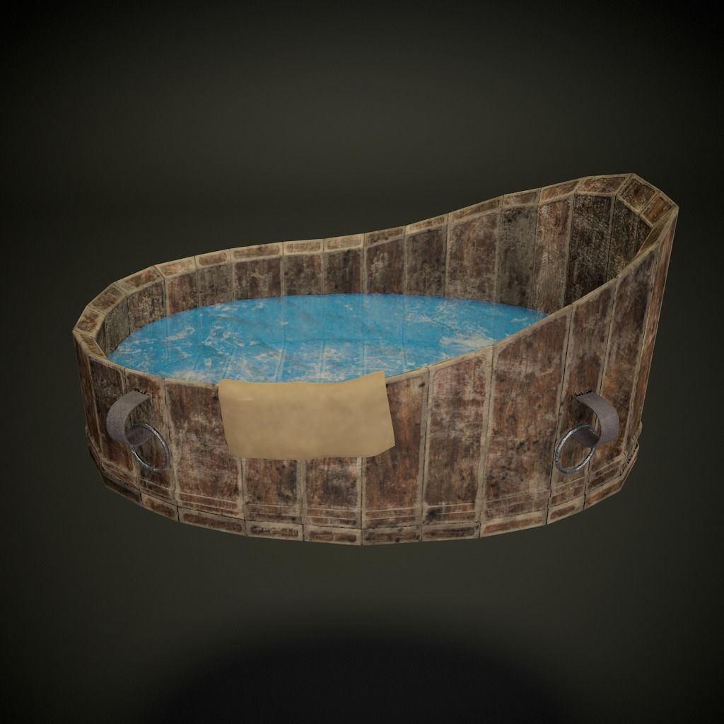 3D model Worn Medieval Notice Board VR / AR / low-poly | CGTrader