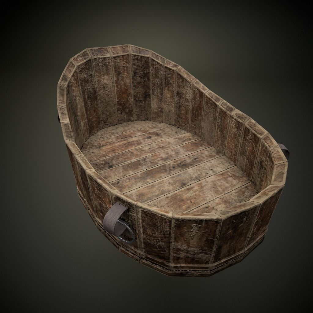 3D model Worn Medieval Notice Board VR / AR / low-poly | CGTrader