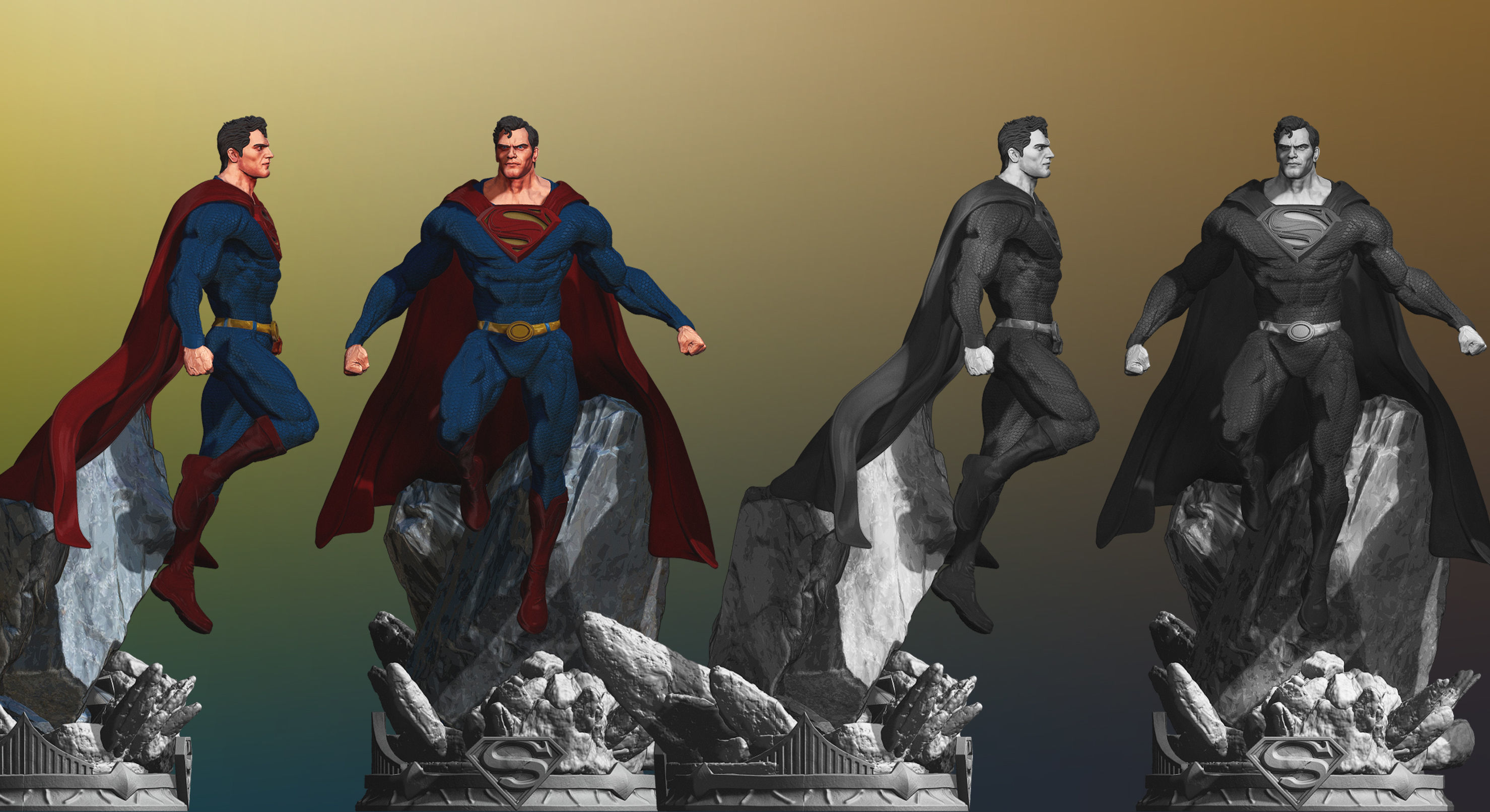 SUPERMAN 3D model 3D printable | CGTrader
