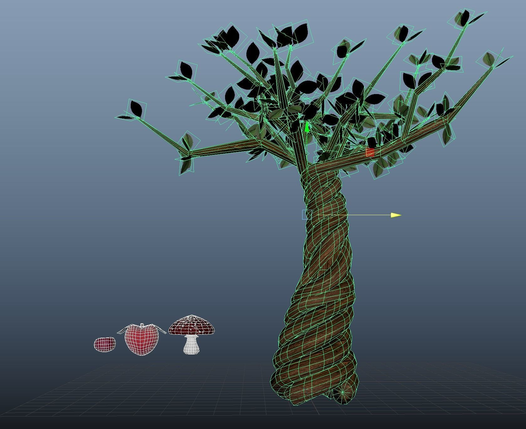 3D model Stylized Spiral Tree VR / AR / low-poly | CGTrader