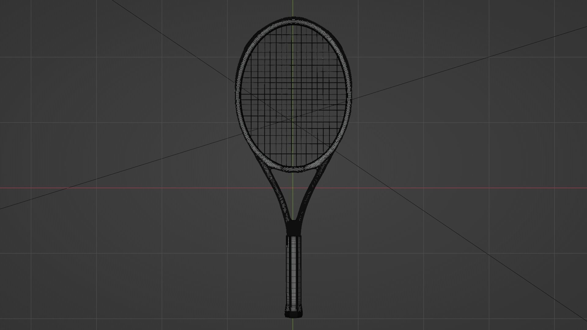 3D model Tennis Racket VR / AR / low-poly | CGTrader