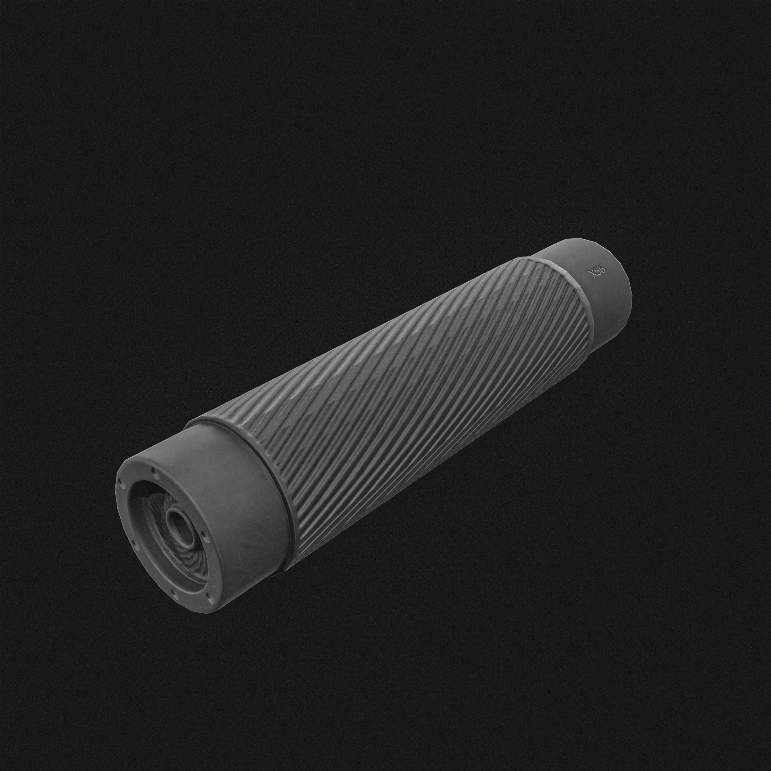 3D model Steyr Aug Assault Rifle with Silencer VR / AR / low-poly ...