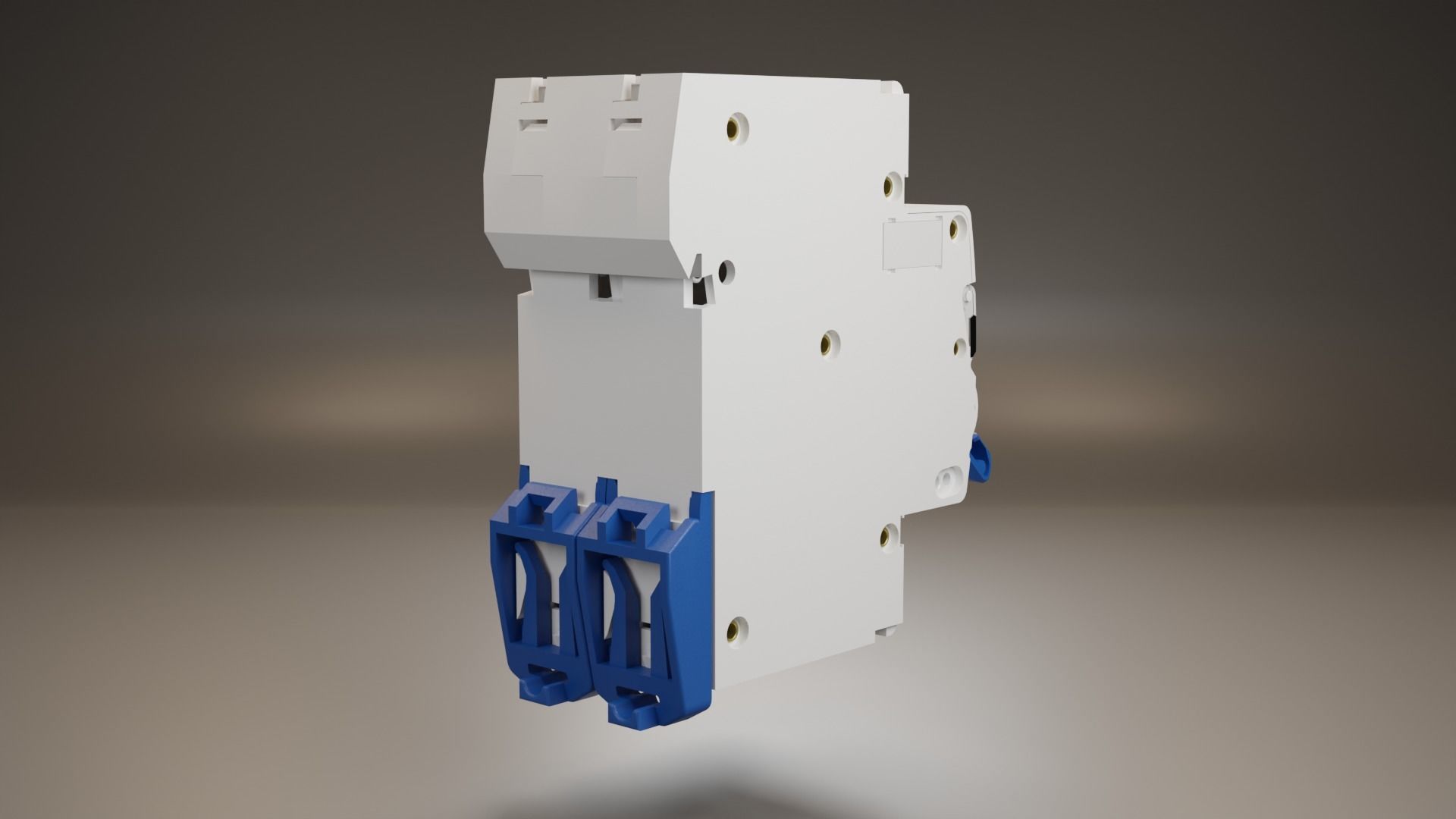 Electrical part 2pole Miniature Circuit Breaker 3D model | CGTrader