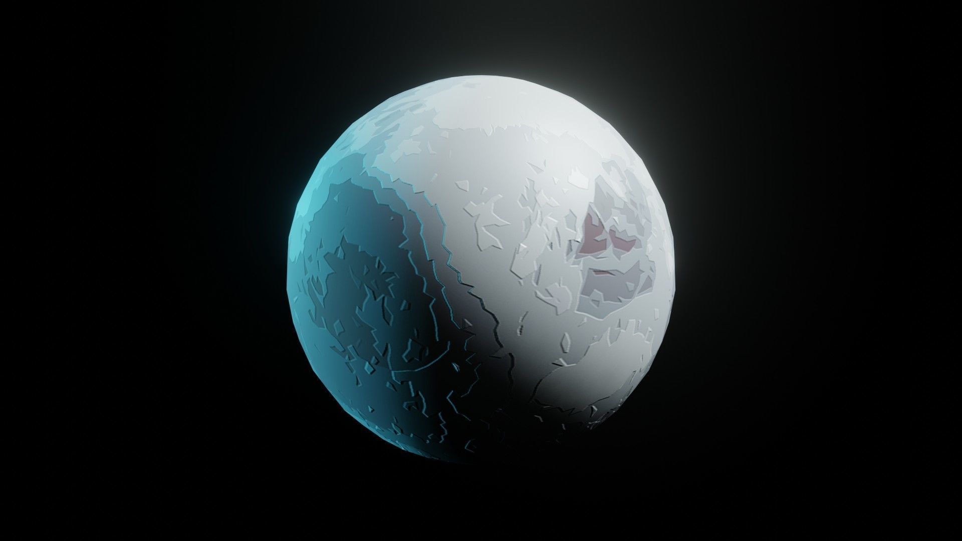 3D model Stylized Planet Pluto 3D Model 2k 4k 8k Textures VR / AR / low ...