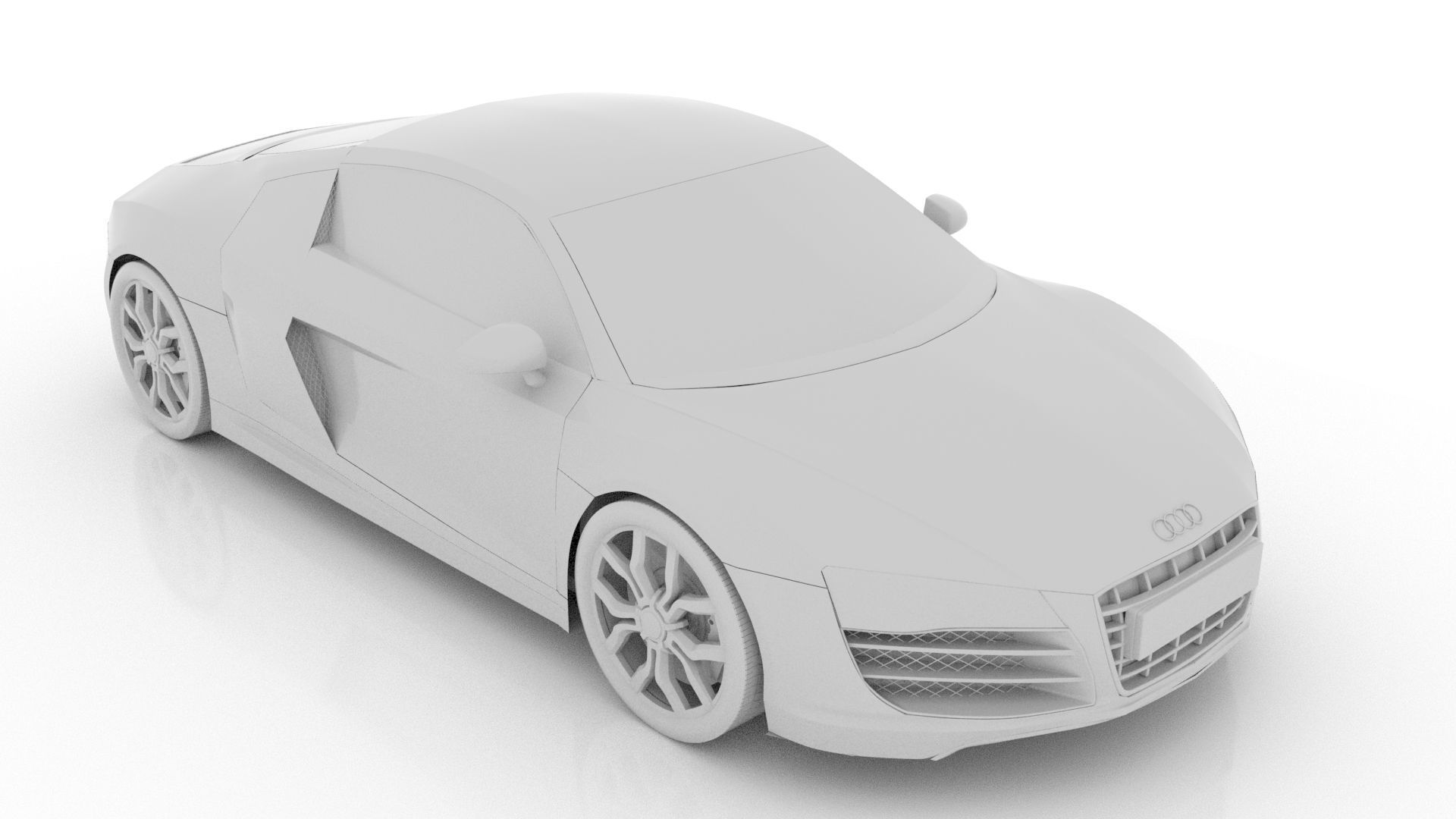 Audi R8 3d model 3D model | CGTrader