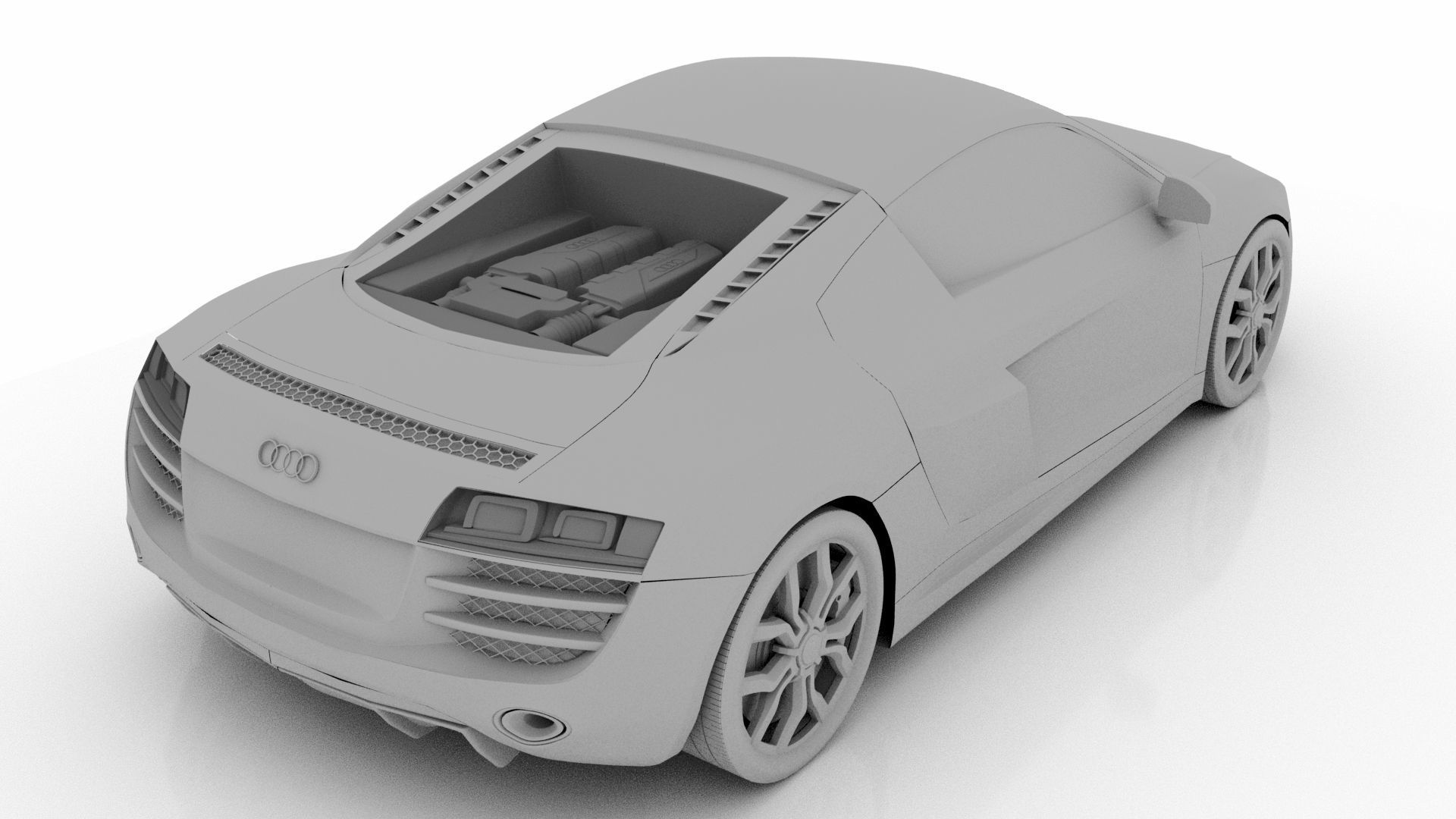Audi R8 3d model 3D model | CGTrader