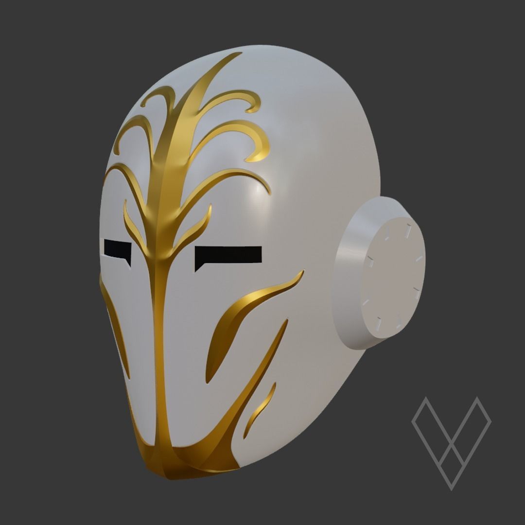 Jedi Temple Guard mask 3D model 3D printable | CGTrader