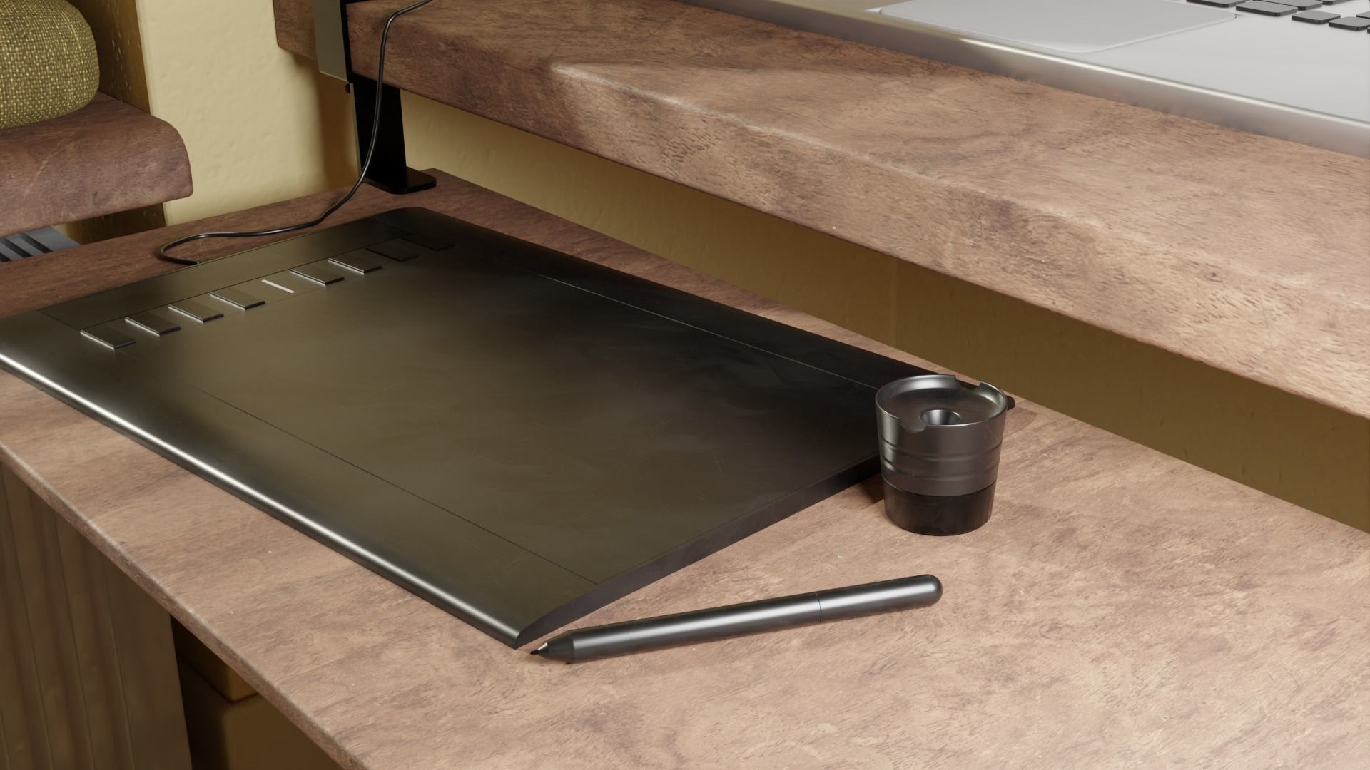 3D model High Detailed Drawing Tablet 3D Model XP PEN Star 3B VR / AR ...