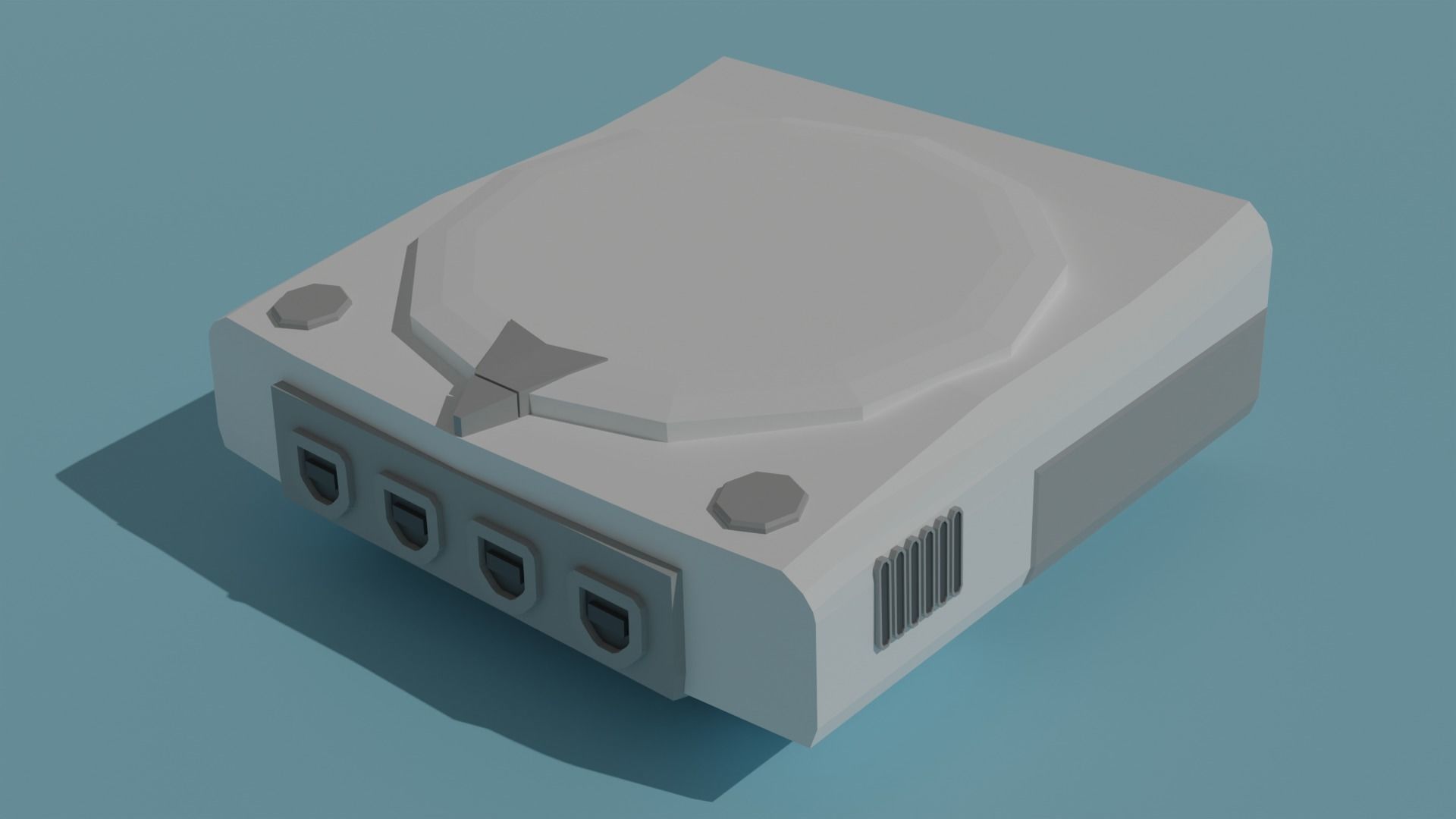 3D model Low Poly SEGA Dreamcast 3D Model VR / AR / low-poly | CGTrader