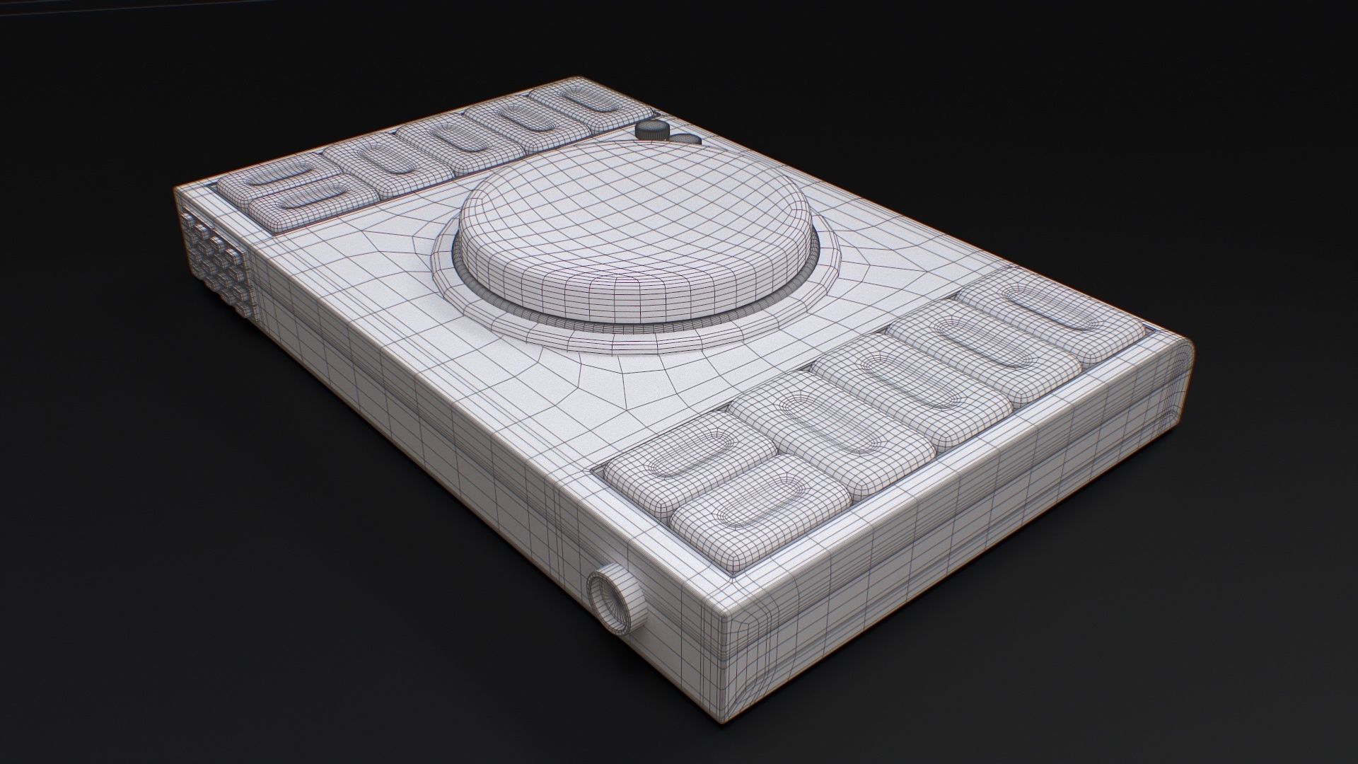 3D model Sci-Fi Red Button V3 VR / AR / low-poly | CGTrader