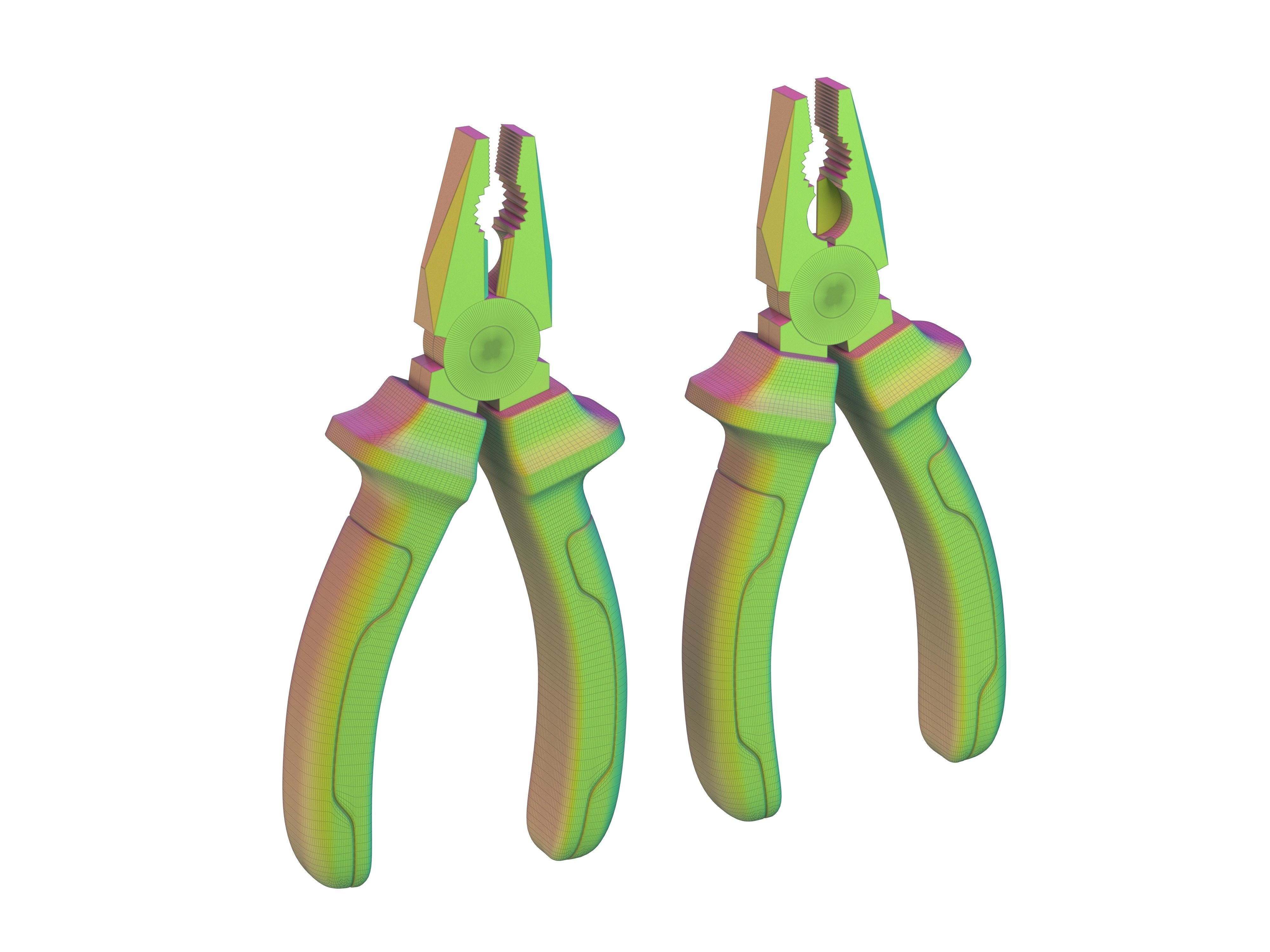 Pliers 3D model animated | CGTrader