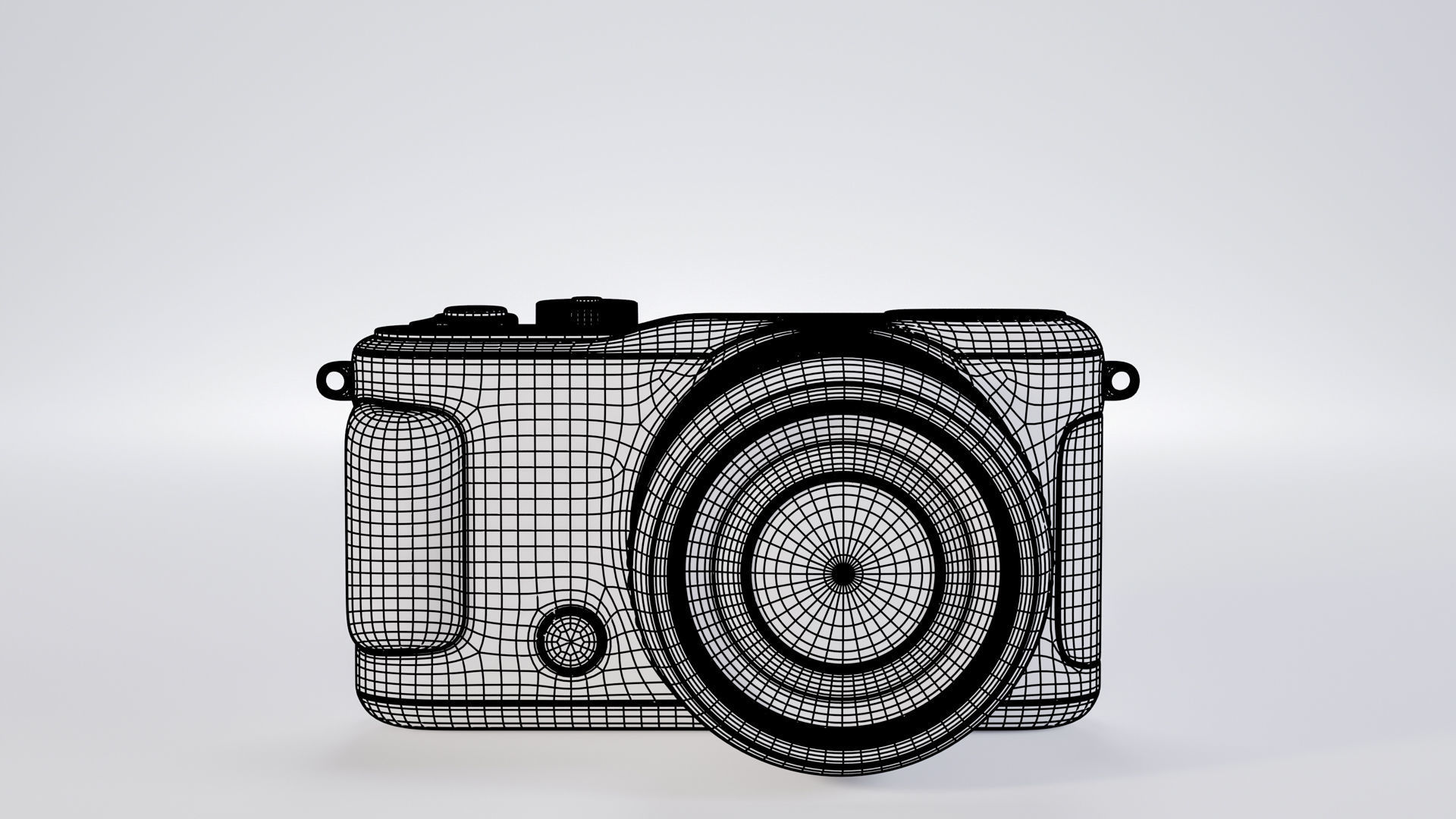 3D model Pocket digital mirrorless camera VR / AR / low-poly | CGTrader