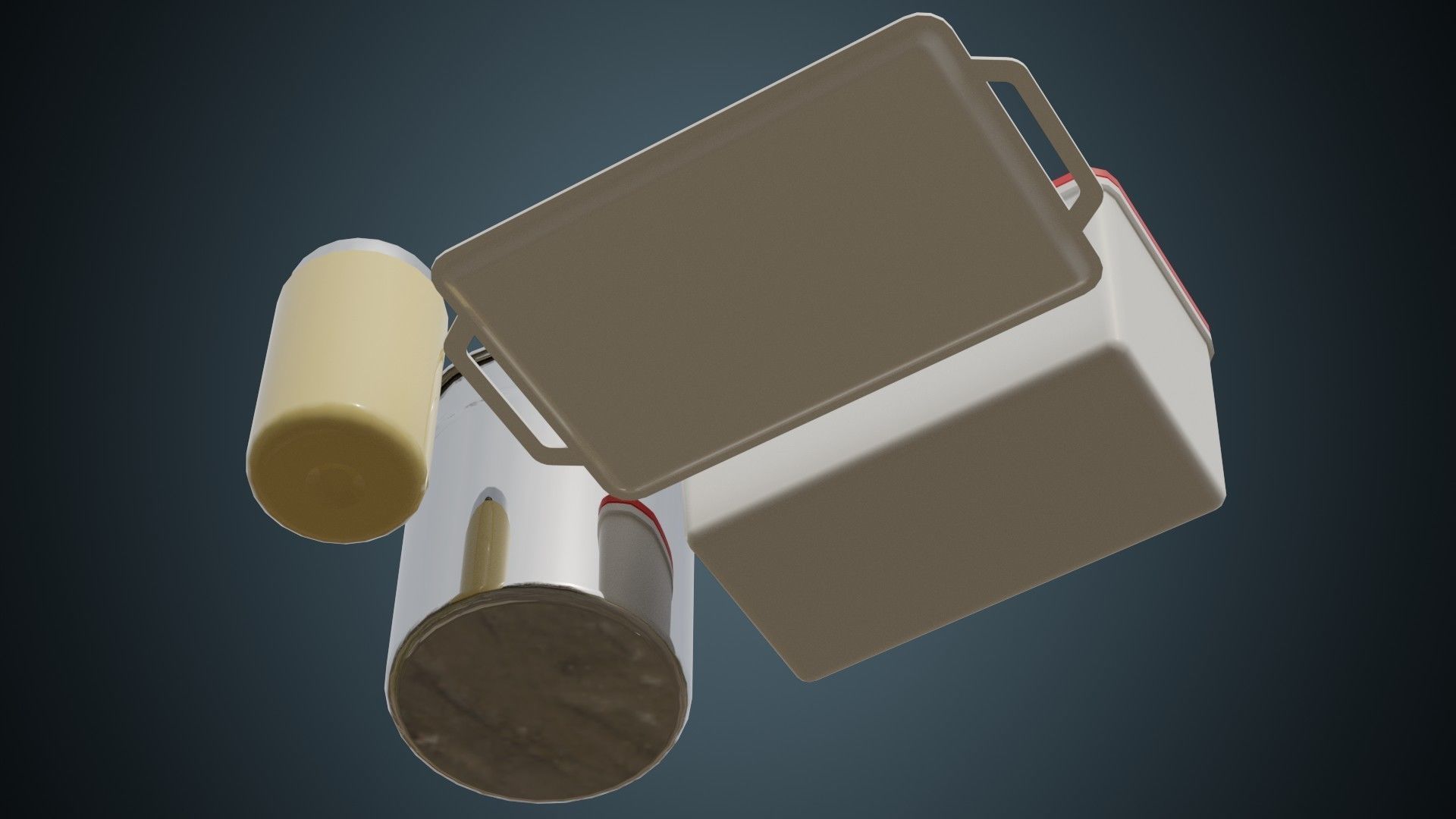 3D model Medical Containers 1 Basic VR / AR / low-poly | CGTrader