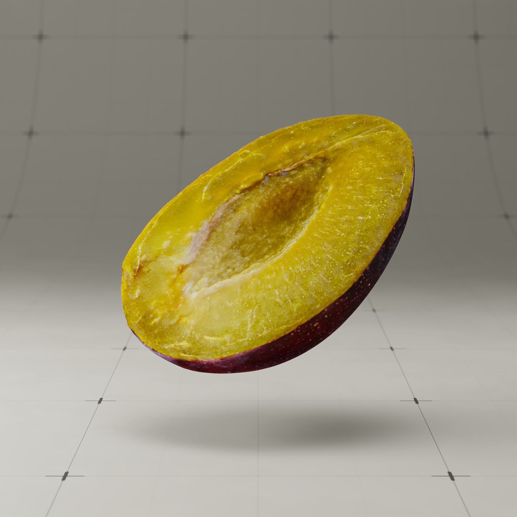 Photorealistic Plum Model 3D model | CGTrader