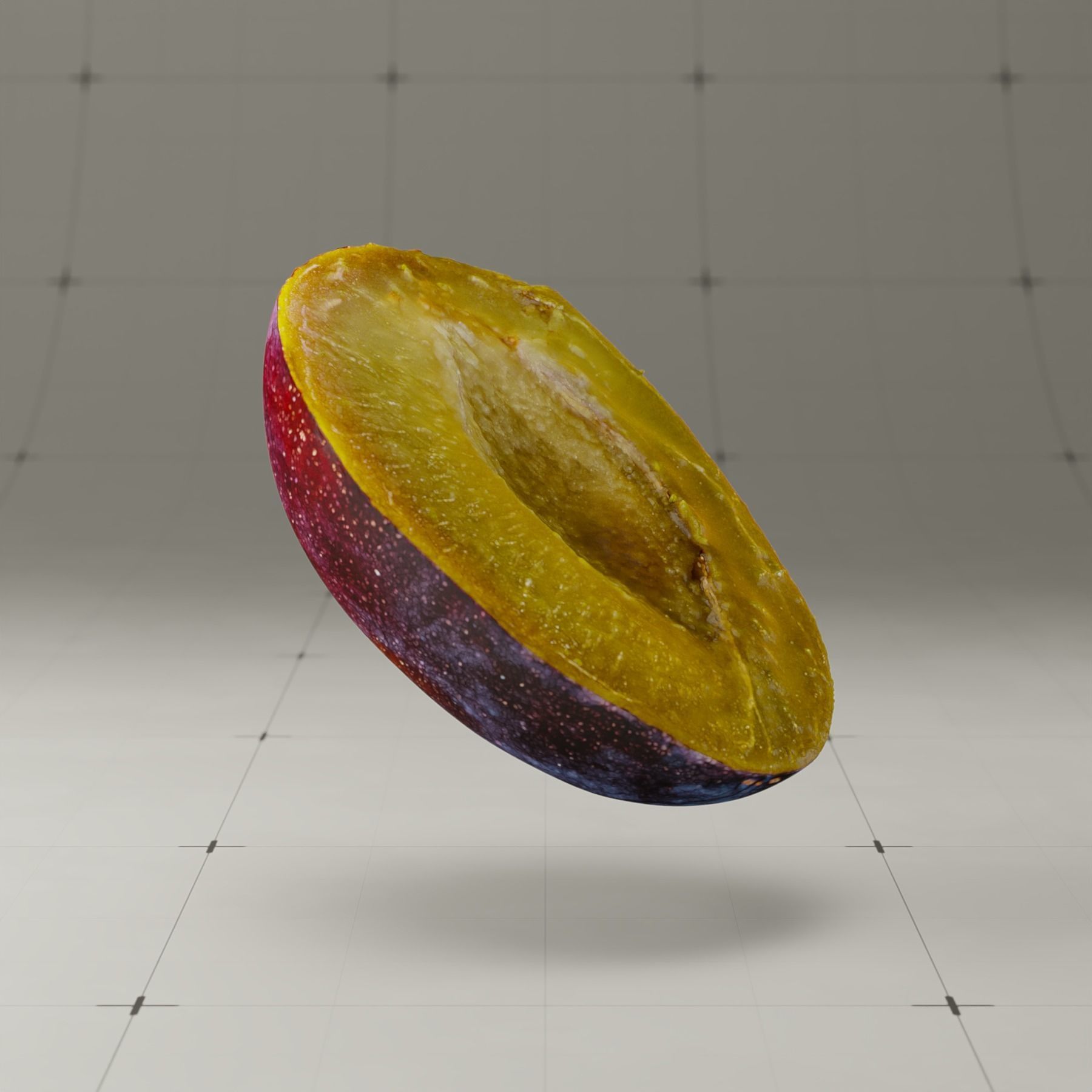 Photorealistic Plum Model 3D model | CGTrader