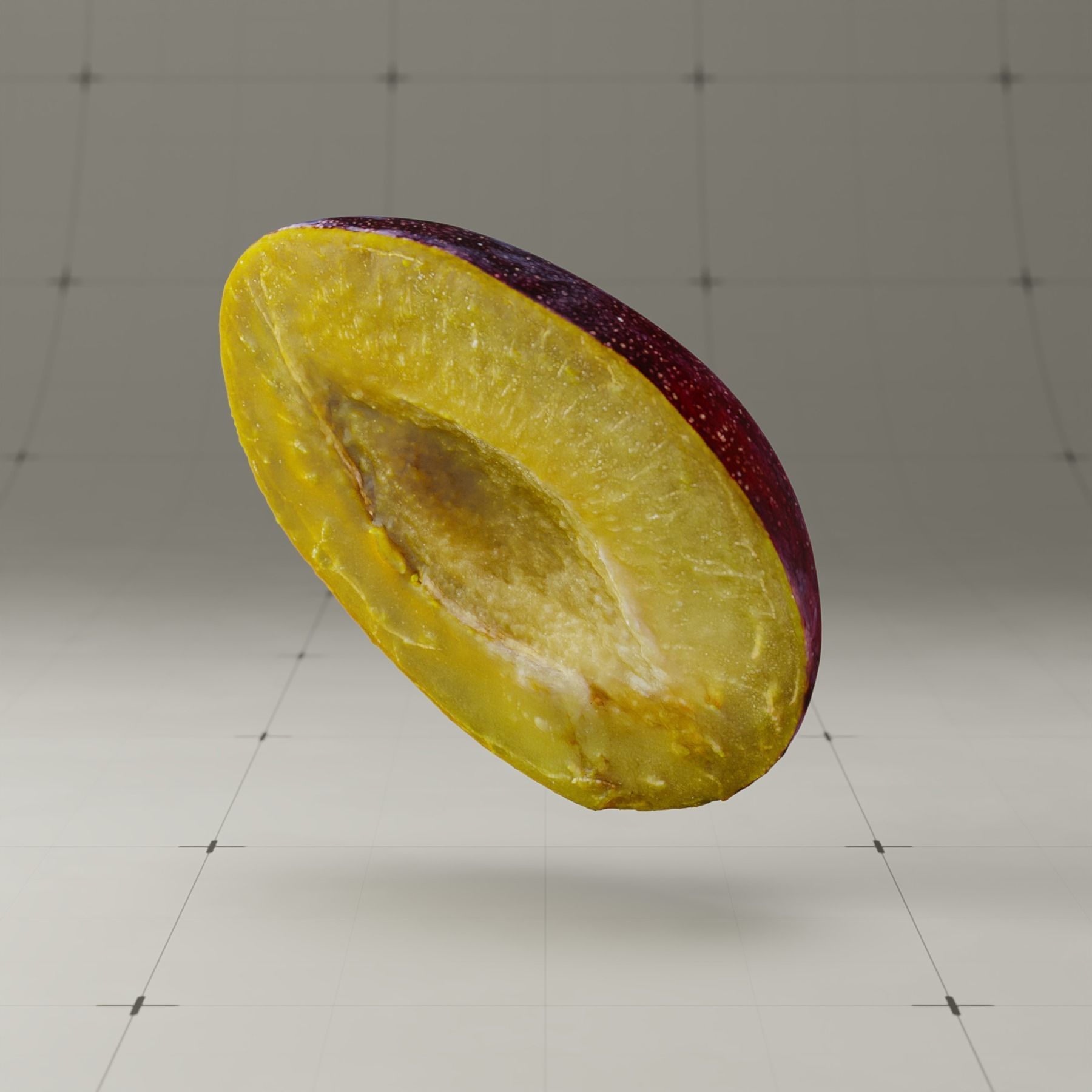 Photorealistic Plum Model 3D model | CGTrader