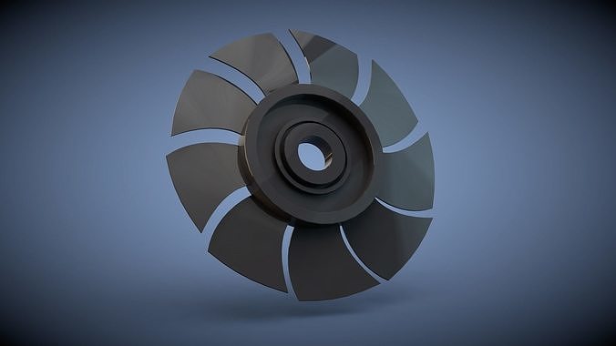 Fan wing free 3D model | CGTrader