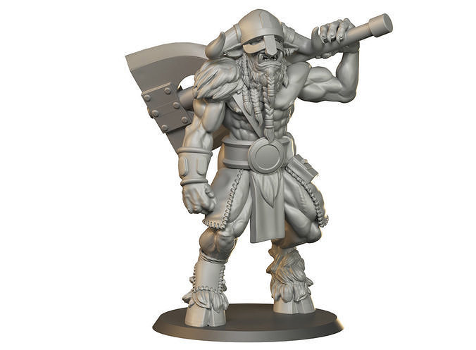 Bull Axe 3D model 3D printable | CGTrader