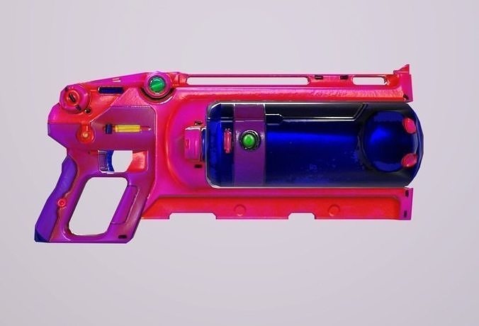 3D model Plastic Toy Shock Pistol VR / AR / low-poly | CGTrader