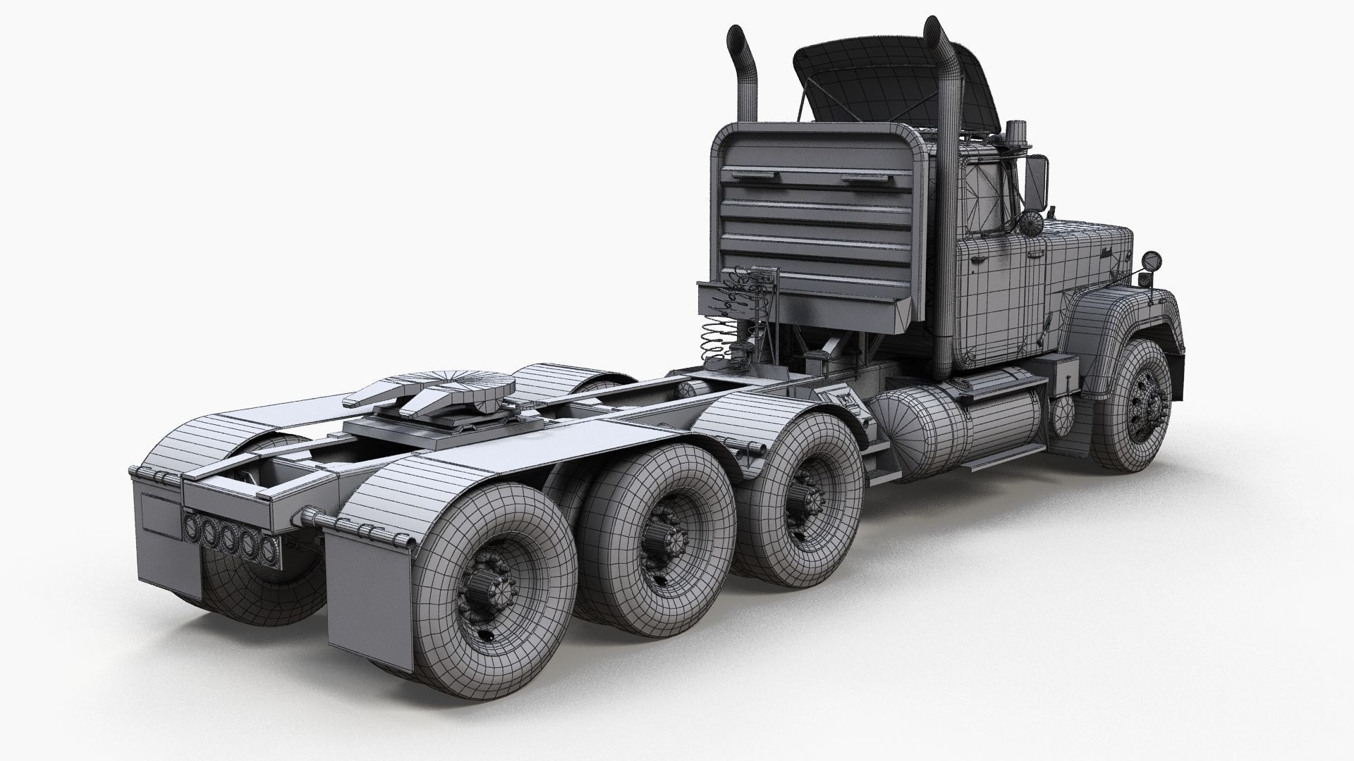 3D model SuperLiner heavy hauler truck VR / AR / low-poly | CGTrader