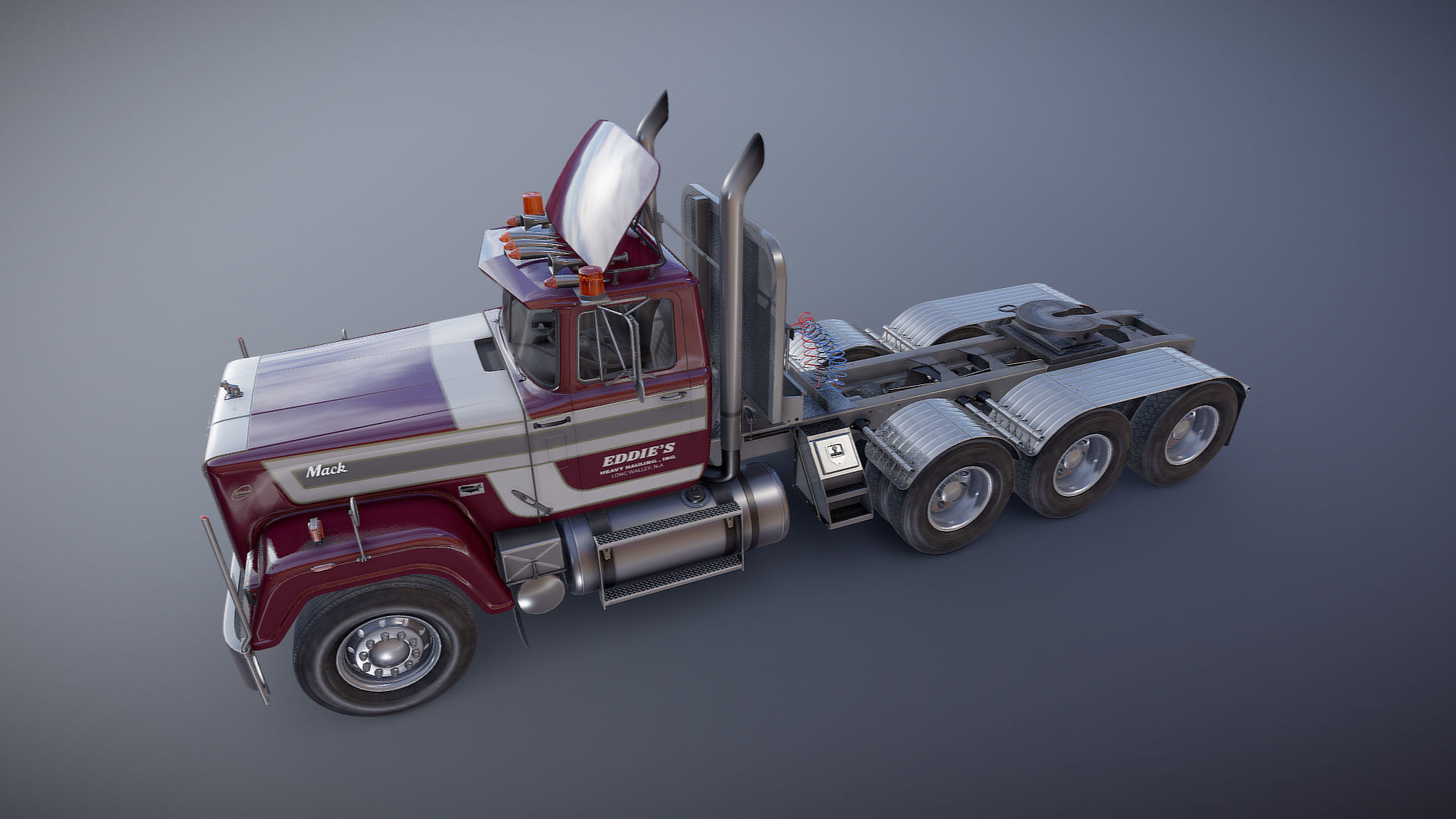 3D model SuperLiner heavy hauler truck VR / AR / low-poly | CGTrader