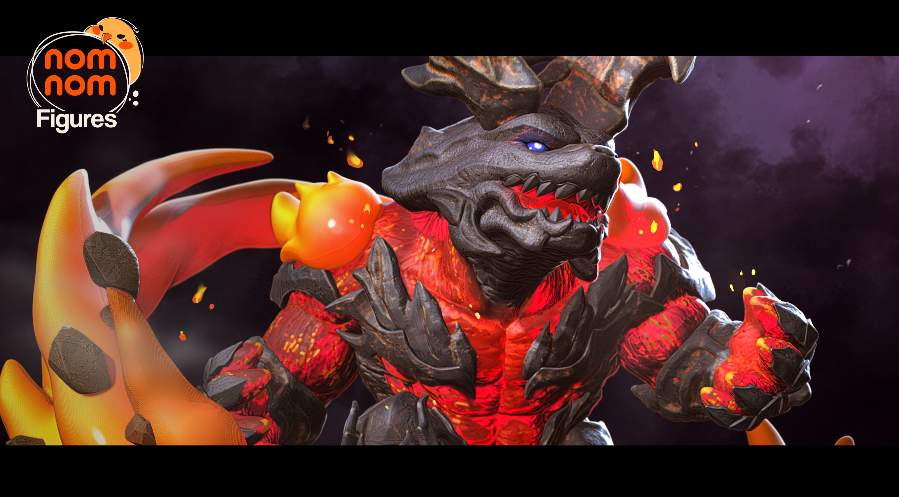Chibi Ifrit from Final Fantasy XVI 3D model 3D printable | CGTrader
