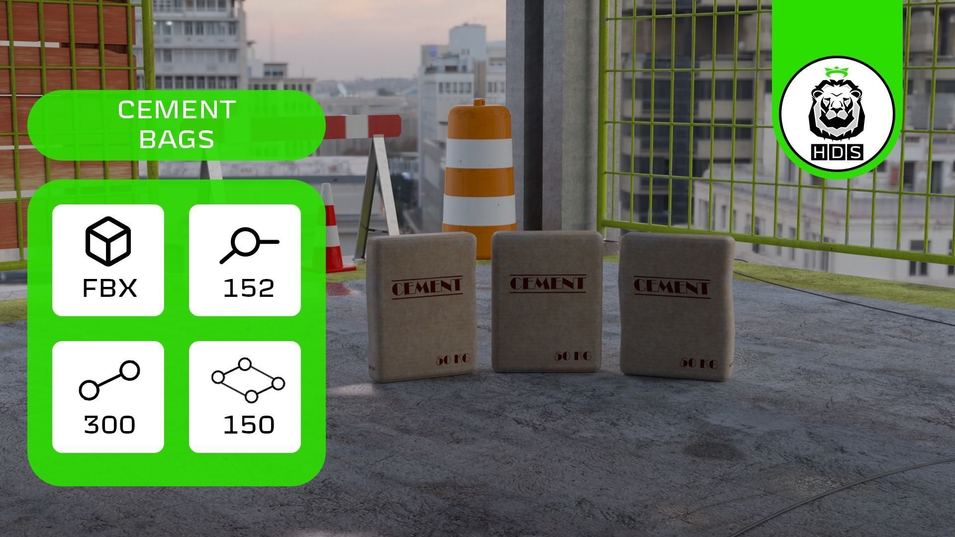 3D model Construction Model Pack VR / AR / low-poly | CGTrader