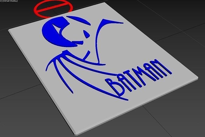 Batman the animated series logo revision 8 free 3D model 3D printable ...