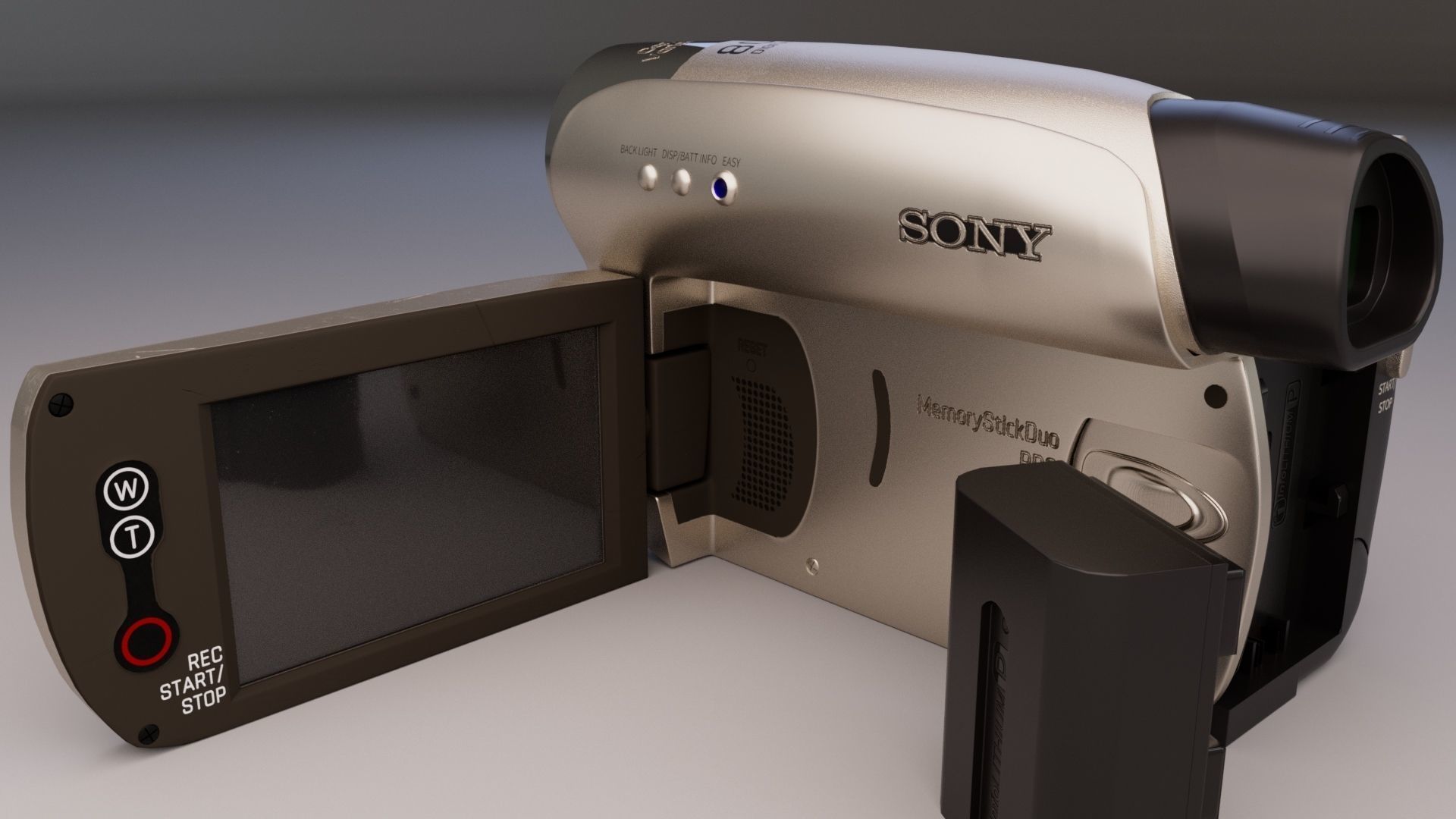 Sony Handycam Camera 3D model | CGTrader