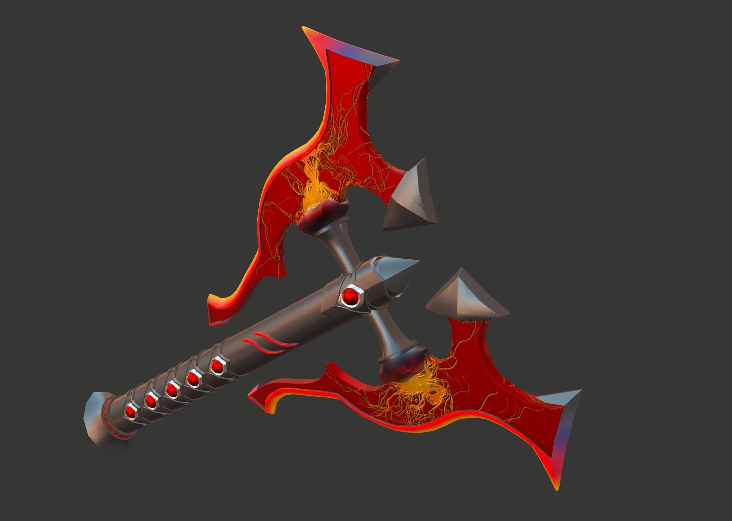 3D model Fire Axe VR / AR / low-poly | CGTrader