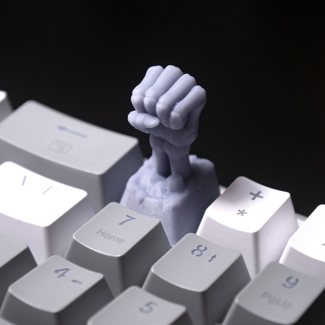 BONE HAND - KEYCAP TO PRINT 3D model 3D printable | CGTrader